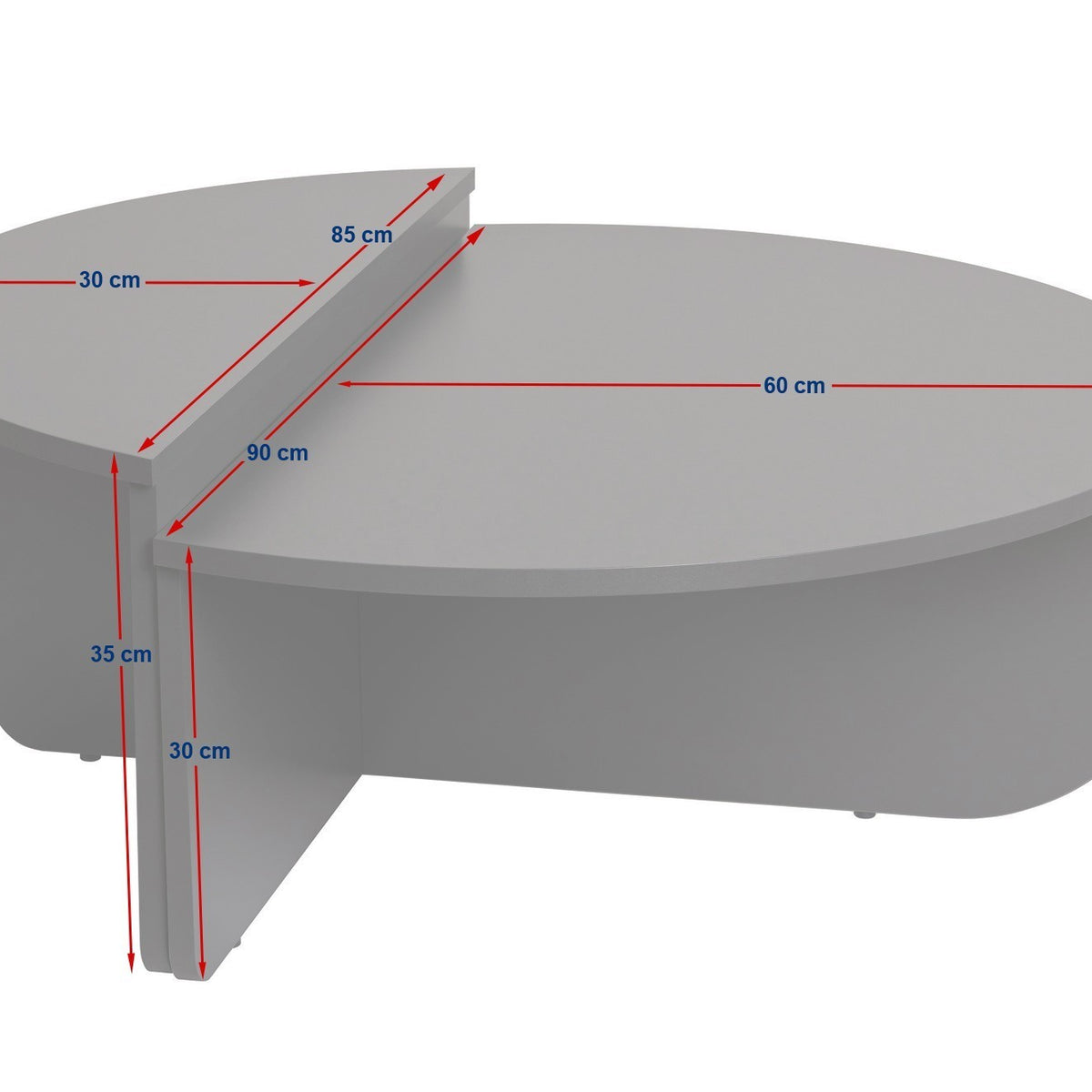 Modern Black Geometric Coffee Table – Wood Black – Karrari