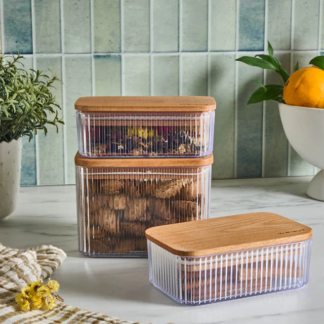 Karaca Massimo 3-Piece Premium Storage Container Set – Karrari