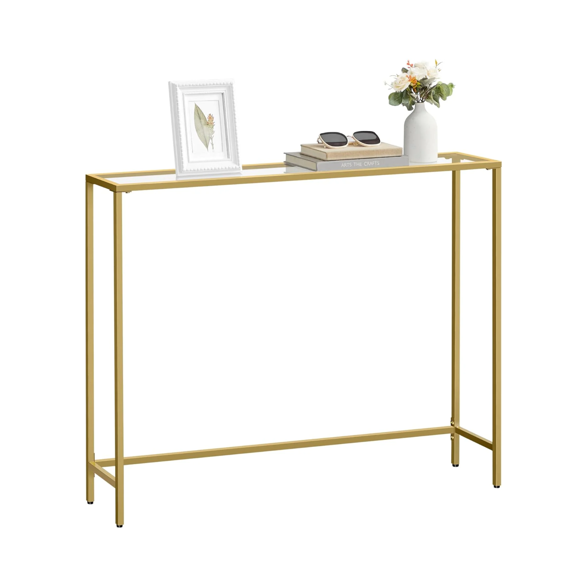 Light Gold Console Table