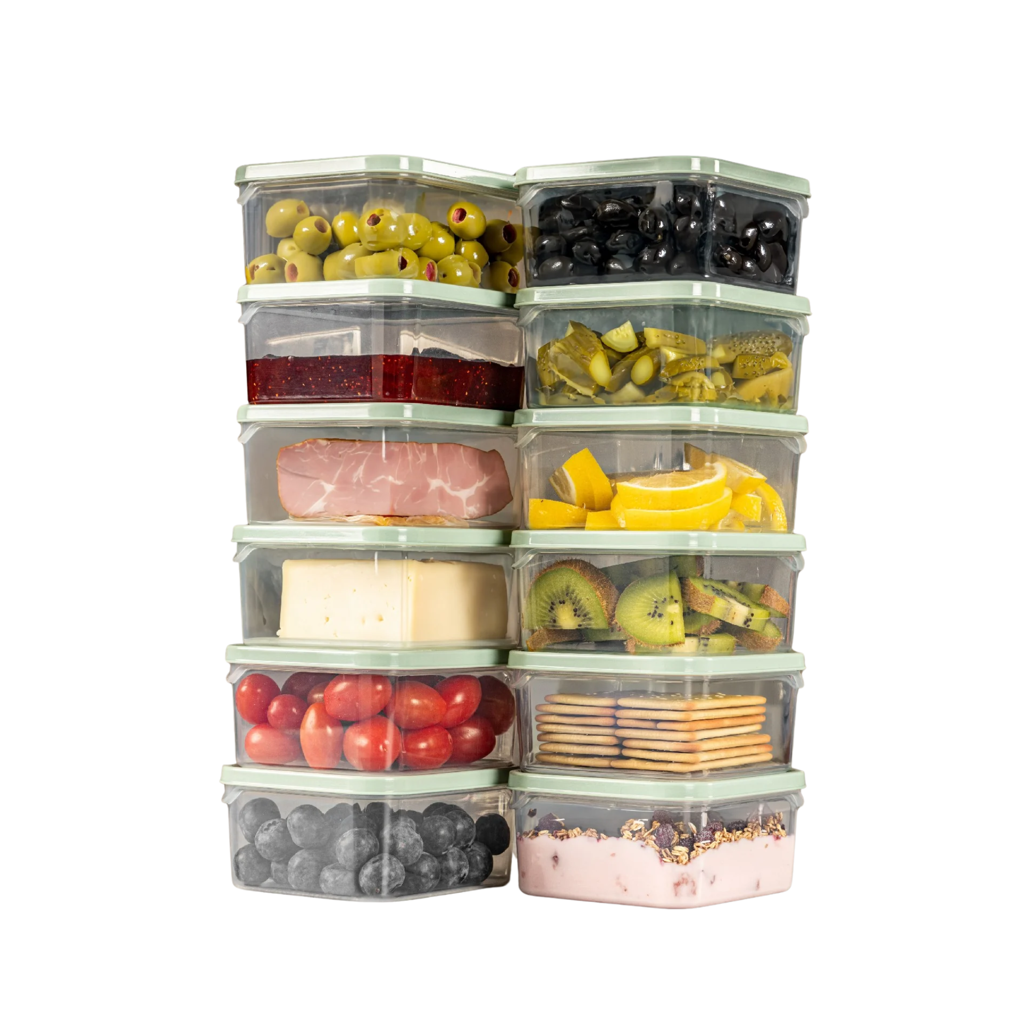 12-Piece Airtight Freezer-Safe Storage Container Set